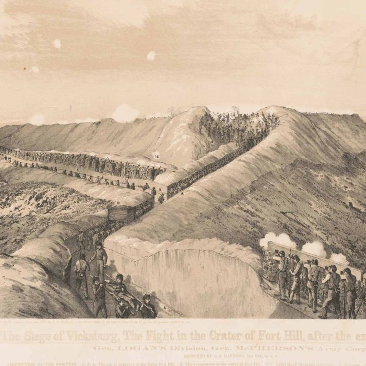 General Grant S Gunpowder Blows A Big Hole In Vicksburg S Defenses